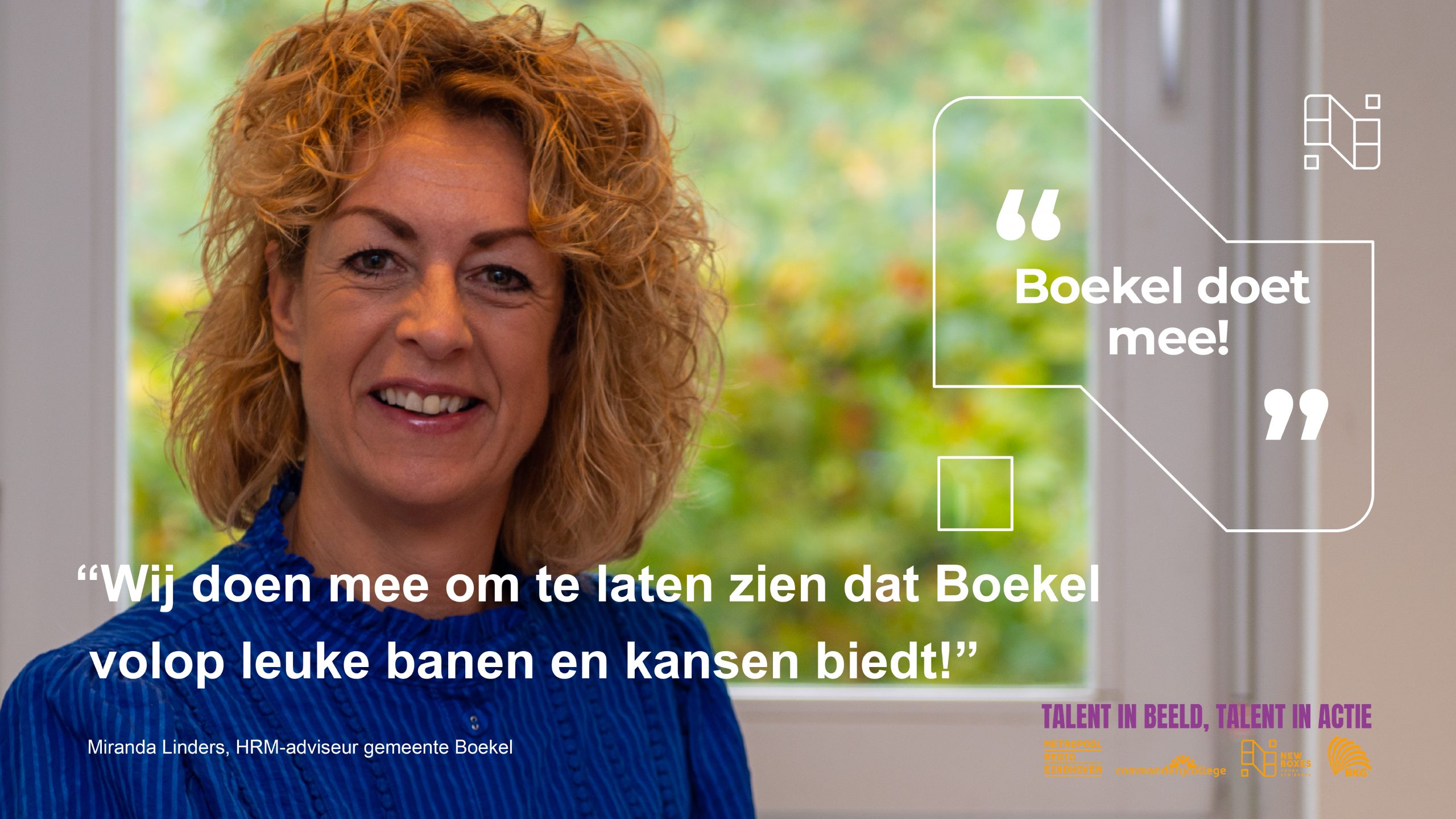 Gemeente Boekel doet mee aan project ‘Talent in beeld, talent in actie’