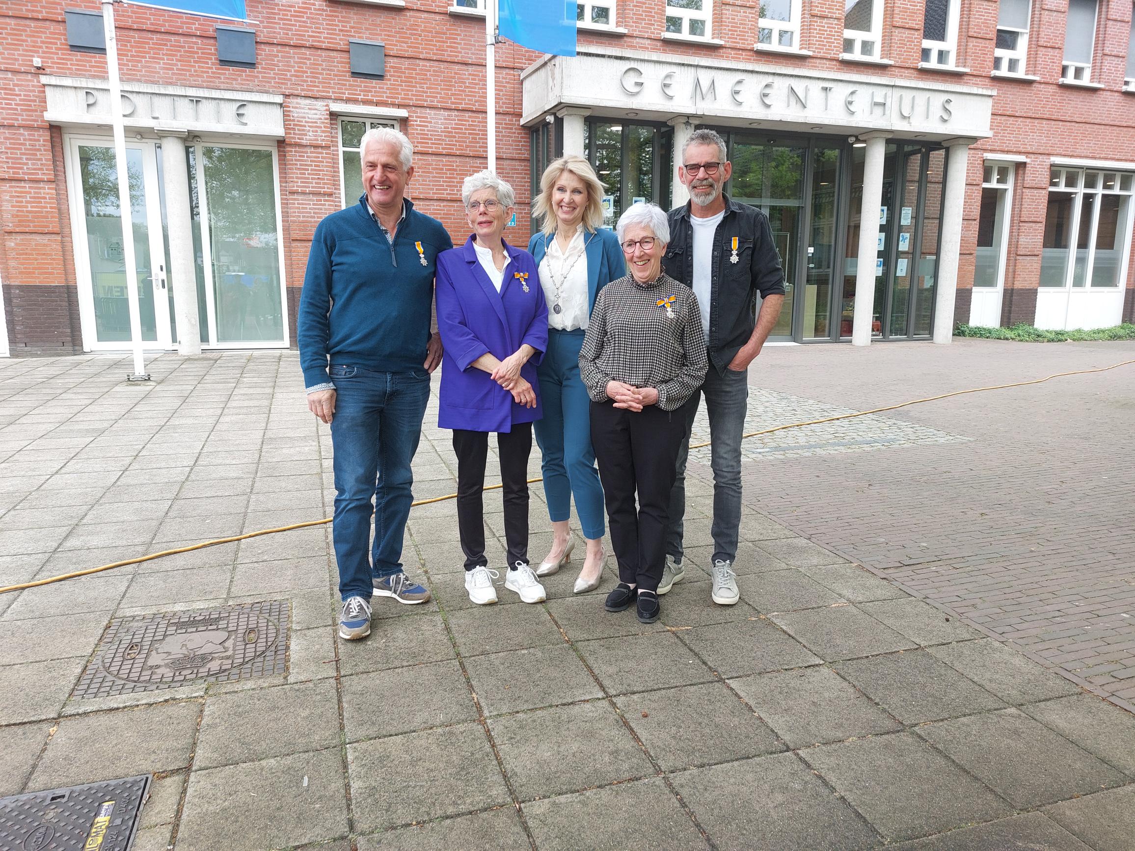Lintjesregen 2024 in de gemeente Boekel