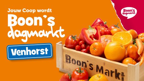 Coop Venhorst wordt Boon’s dagmarkt Venhorst!